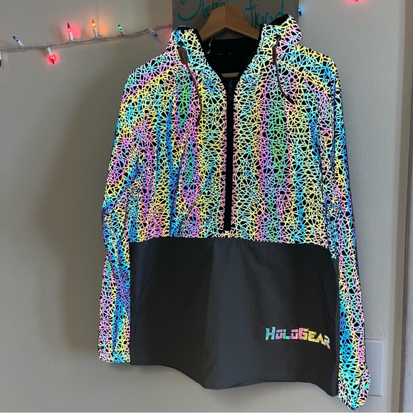 Hologear | Jackets & Coats | Hologear Holographic Glowing Reflective ...